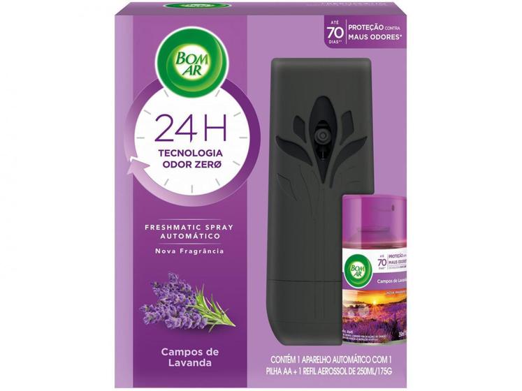 Aromatizador Bom Ar Spray Automático Freshmatic - Campos de Lavanda com ...