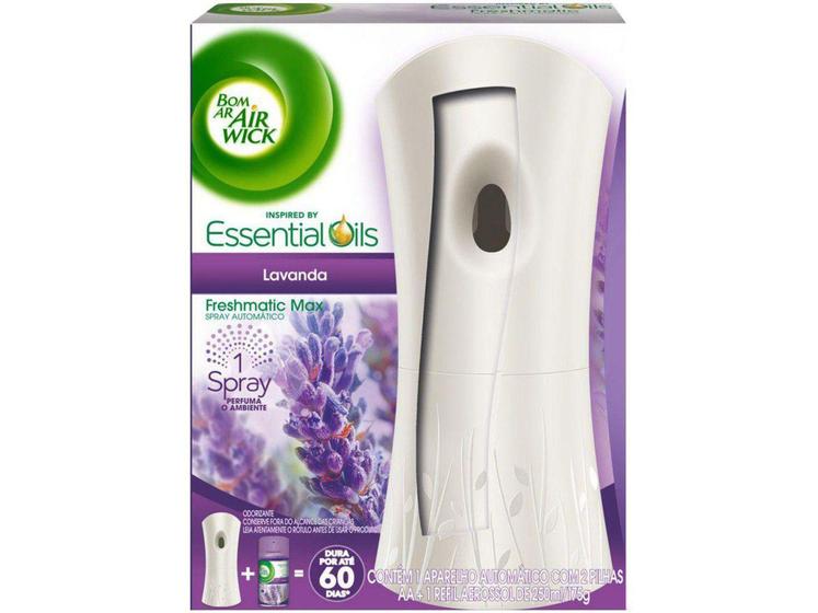 Aromatizador de Ambiente Aerossol Air Wick - Freshmatic Lavanda 250ml - Odorizador e ...