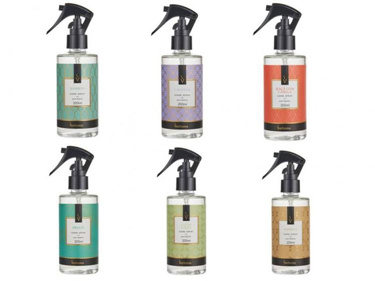 Aromatizador De Ambiente Home Spray Via Aroma 200ml Escolha - Home Spray - Magazine Luiza