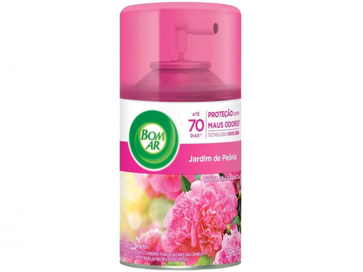 Aromatizador de Ambiente Spray Bom Ar Freshmatic - Jardim de Peônia ...