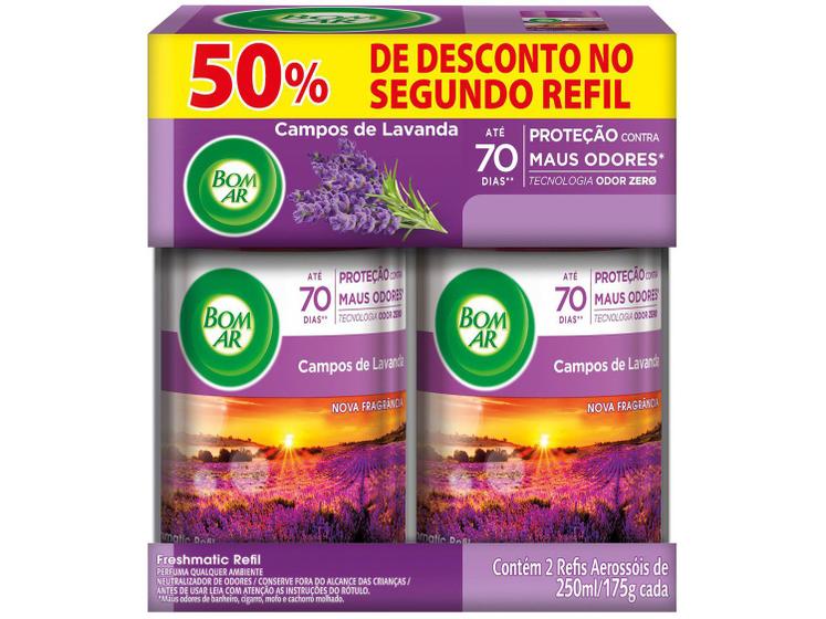 Aromatizador de Ambiente Spray Refil Bom Ar - Freshmatic Spray ...