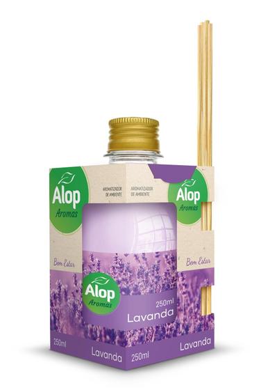 Aromatizador de Ambientes Alfazema - Harmoniza o Ambiente 250ml - Alop ...