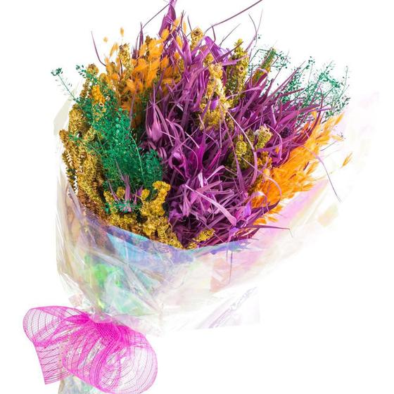 Arranjo Buquê De Flor Desidratada Trigo Color By De_Decora - Tem Flores ...