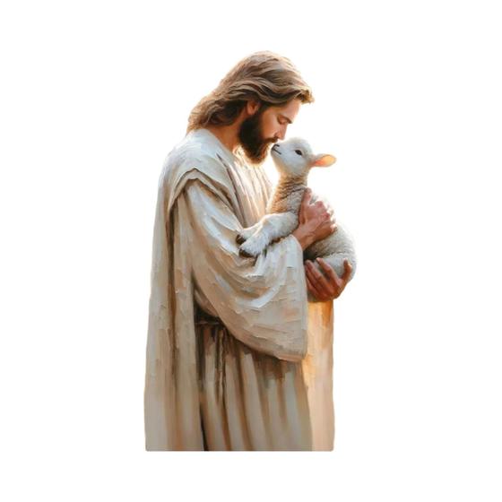 Arte de Parede Cristã - Jesus Andando na Água - Pintura em Tela para ...