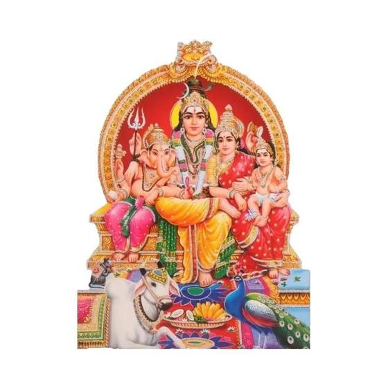 Arte De Parede Religiosa Da Índia, Deus Hindu, Deusa, Senhor Shiva ...