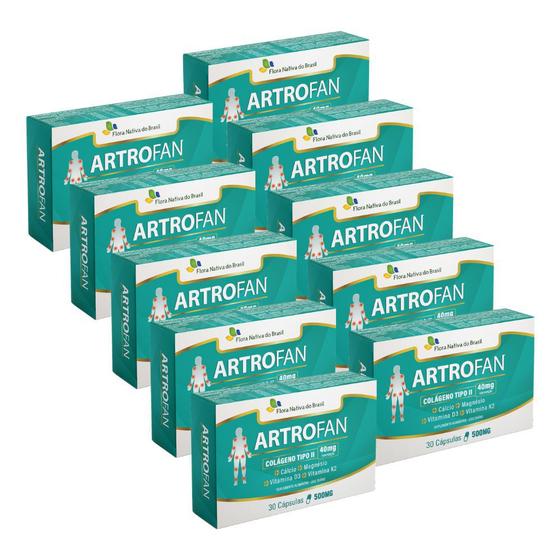 Artrofan 500 mg 30 caps - kit 10 und - Flora Nativa do Brasil ...