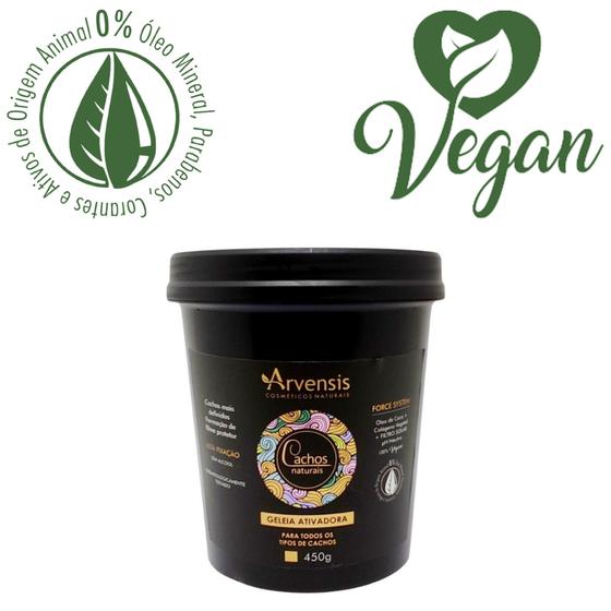 Arvensis cachos naturais Geleia Ativadora de alta fixação 450g fixação ...