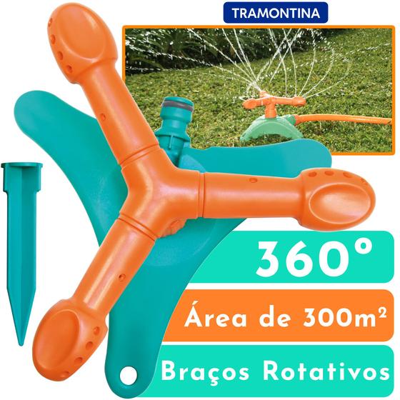 Aspersor Para jardim Irrigador Circular - Tramontina - Aspersor ...