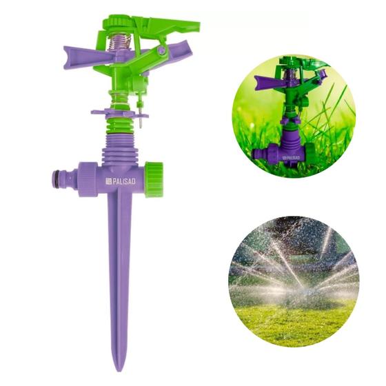 Aspersor Setorial Irrigador De Jardim Tipo Espeto Horta Canteiro ...