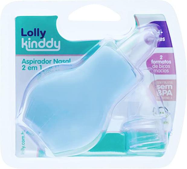 Aspirador nasal 2 em 1 azul lolly - Lolly Baby - Aspirador Nasal ...