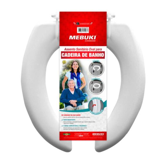 Assento Sanitário Aberto Almofadado Para Cadeira De Banho - Mebuki ...