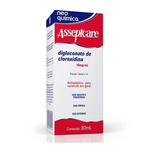 Asseptcare 10mg/ml Solução Tópica 30ml - Neo Quimica - Acessórios para ...