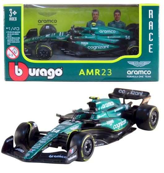 Aston Martin AMR23 - Fernando Alonso 14 - Formula 1 2023 - Aston Martin Aramco F1 Team - 1/43 ...