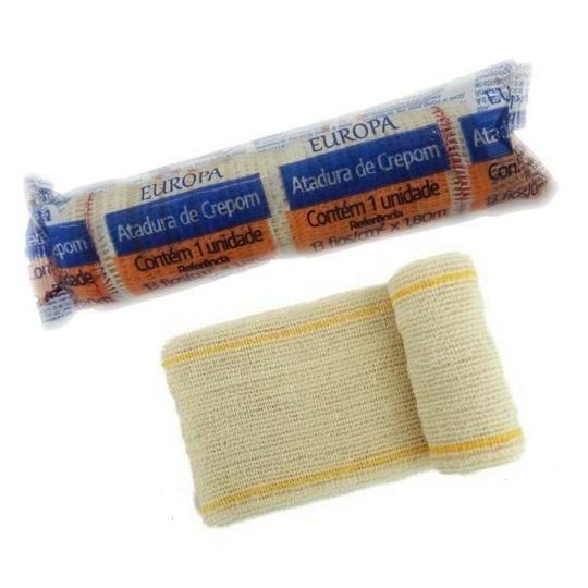 Atadura De Crepe 20Cm X 1,80Mts 13 Fios Com 12 Und - Europa Polarfix - Atadura - Magazine Luiza