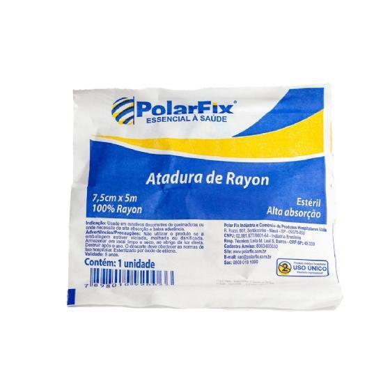 Atadura de Rayon 7,5cm x 5m Estéril - Polar Fix - Atadura - Magazine Luiza