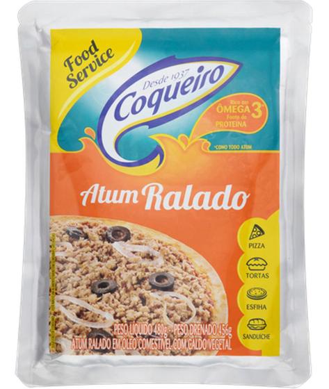 Atum Ralado Em Óleo Pouch 480g - Coqueiro - Atum Enlatado - Magazine Luiza