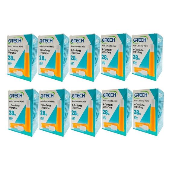 Auto Lanceta Automáticas G-tech Kit 10 Cx C/100un 28G Cada - ACCUMED ...