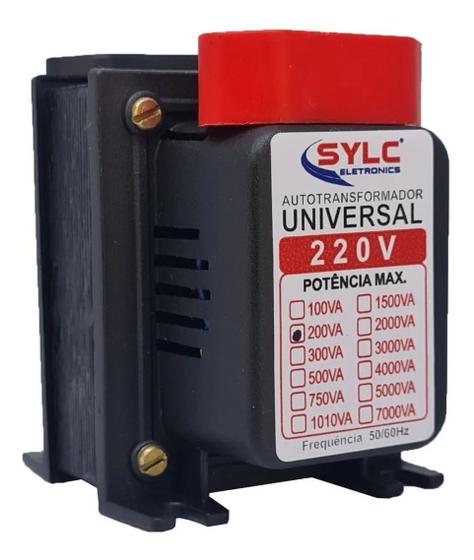 Auto Transformador 200va Conversor 110 220 Forte Biv 140w - SYLC ELETRONICS - Autotransformador ...