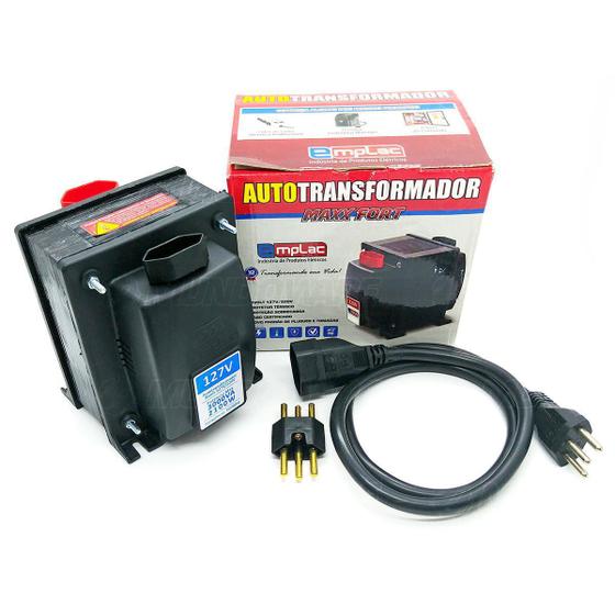 Auto Transformador 3000VA 2100W Bivolt Tomada 20A Proteção Contra ...