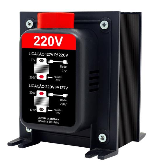 Auto Transformador 5000Va 110 Para 220 E/Ou 220 Para 110 - Allgriffe - Autotransformador de ...
