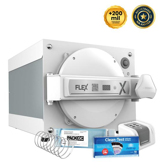 Autoclave Flex 21 Litros Stermax - Com Kit Biossegurança - Autoclave ...