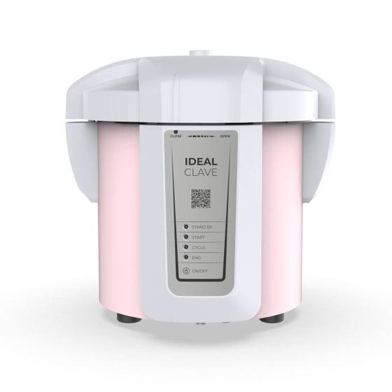 Autoclave Idealclave 8 Litros Rosa para Manicures, Podologia, Beleza e ...