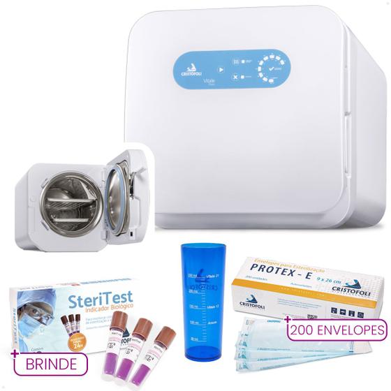 Autoclave Para Esterilização 12L Vitale Class + Steritest - Cristófoli ...