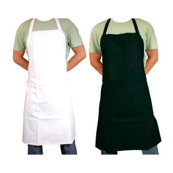 Avental PVC Impermeável Branco e Preto de alta Qualidade Profissional ...