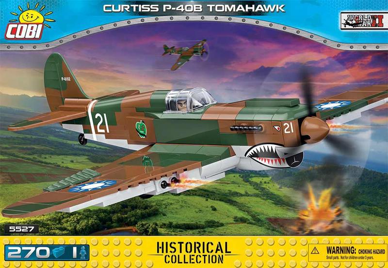 Avião de Caça Americano Curtiss P-40B Tomahawk - Flying Tigers - Blocos ...