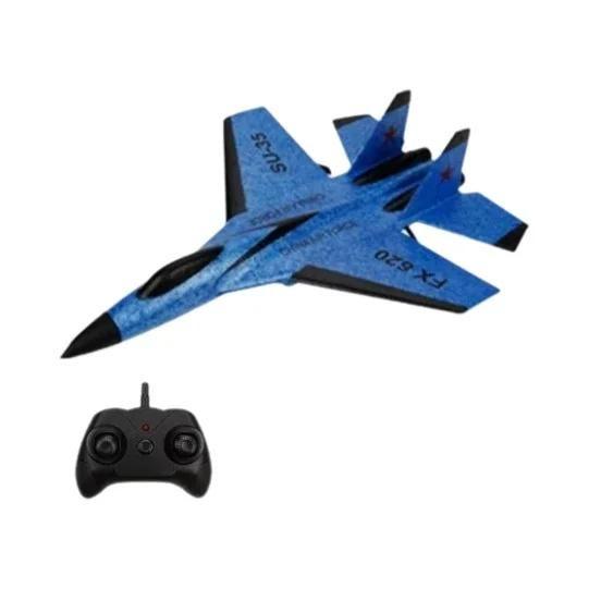 Avião Drone RC FX620 Para Crianças Meninos SU35 24G Asa Fixa Caça ...