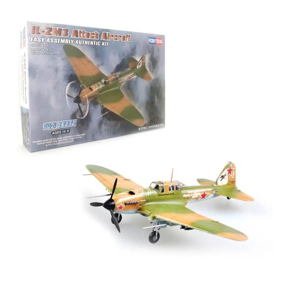 Avião IL-2M3 Attack Aircraft 1:72 HBSZF-80285 - Kit para Montar ...