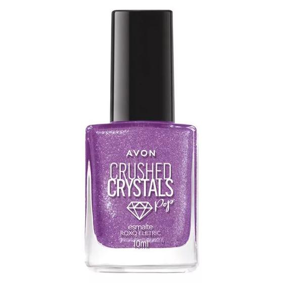Avon - Crushed Crystals Esmalte Roxo Eletric 10ml - Esmalte - Magazine ...