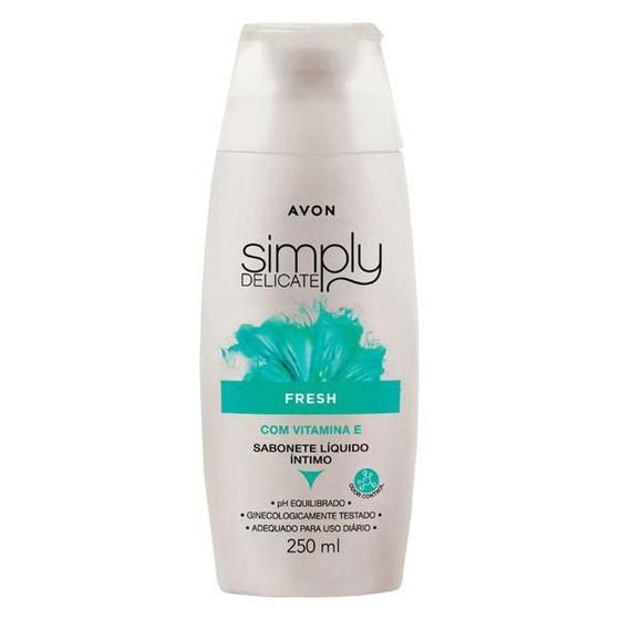 Avon - Simply Delicate Fresh Sabonete Líquido Íntimo 250Ml - Sabonete ...