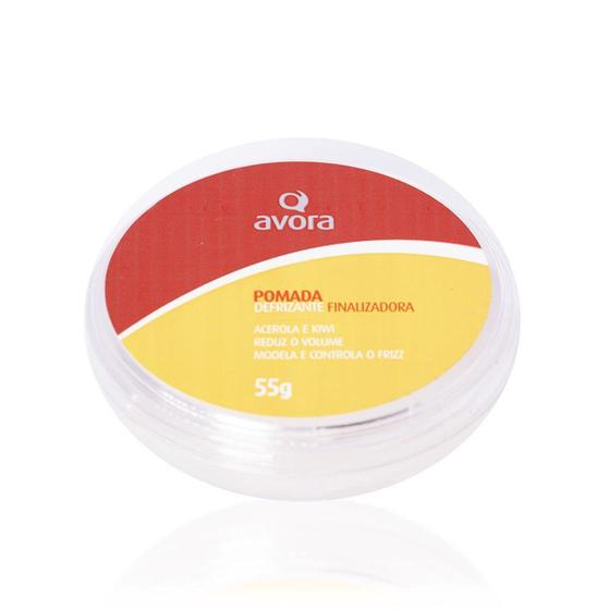 Avora Pomada Capilar Defrizante Finalizadora - 55g - Pomada para Cabelo ...