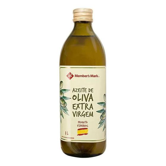 Azeite De Oliva Extra Virgem 1 Litro Espanhol Importado - Members Mark - Azeite - Magazine Luiza