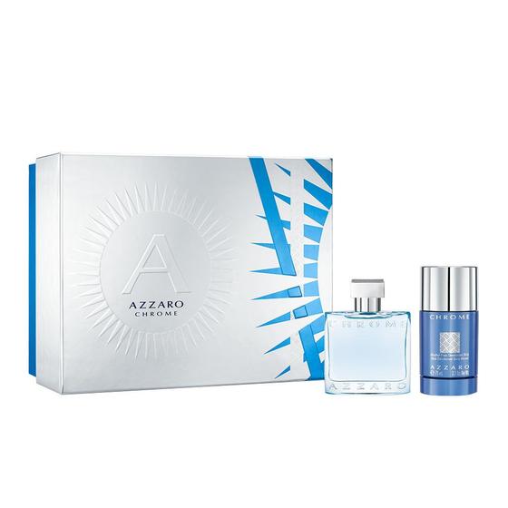Azzaro Chrome Kit Perfume Masculino EDT + Desodorante - Kit de Perfume ...