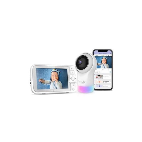 Babá Eletrônica Hubble Connect Nursey Pal Brilho Hd Com Tela Wifi 2.4 ...