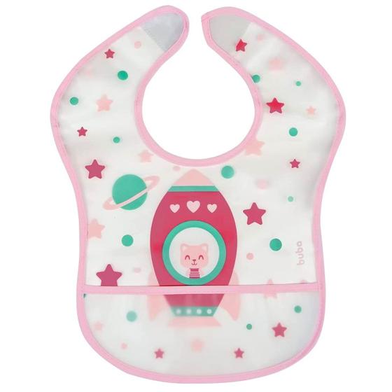 Babador Infantil Impermeável Bebê Coletor Cata Migalhas Buba Foguete ...