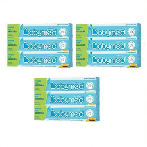 Baby Med Pomada Kit Tratamento Assaduras Bebe Menino Azul - Cimed ...