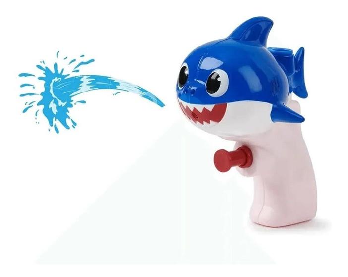 Baby Shark Lança Agua Tubarao Azul 02355 Sunny - Lançadores de Água ...