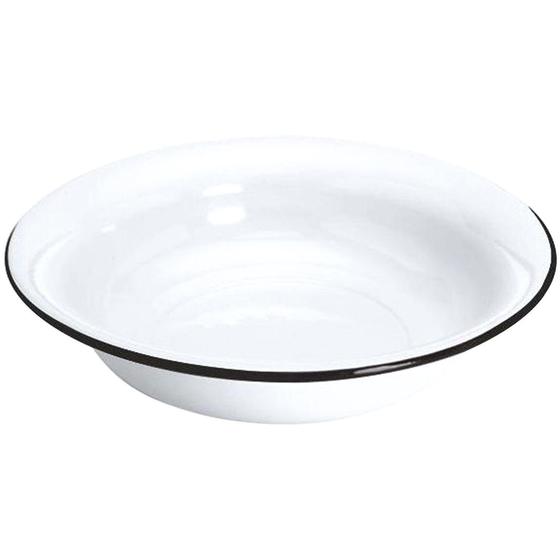 Bacia Esmaltada Ágata 40cm 5,35 Litros Branca Metallouça - Bacia ...