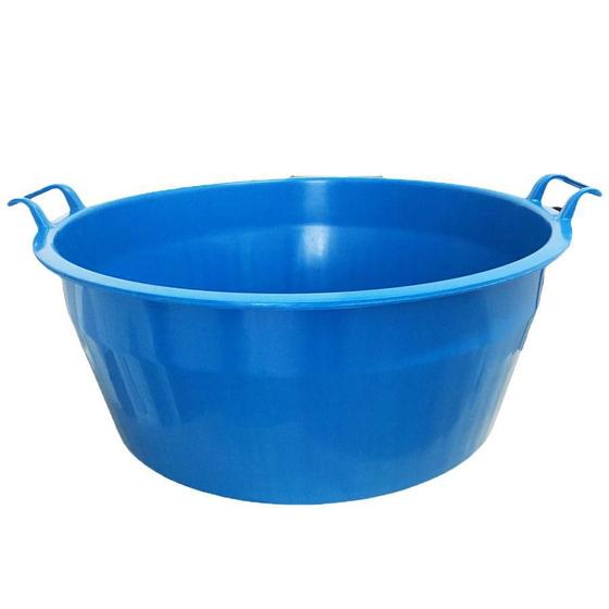 Bacia Extra Grande Redonda 80 Litros Azul Arqplast - Bacia - Magazine Luiza