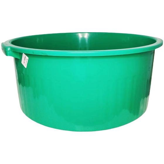 Bacia Grande de Plástico Multiuso 40 Litros Com Alça Verde - Arqplast ...