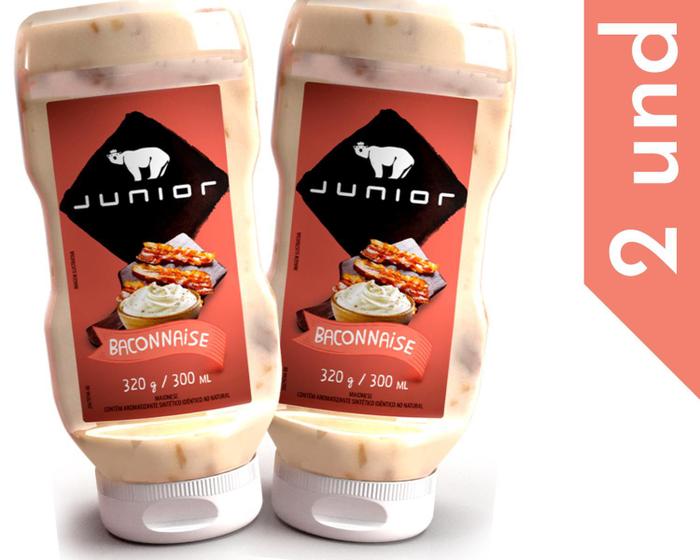 Baconnaise Maionese Com Bacon Baconese Junior 320g - 2 UNIDADES ...