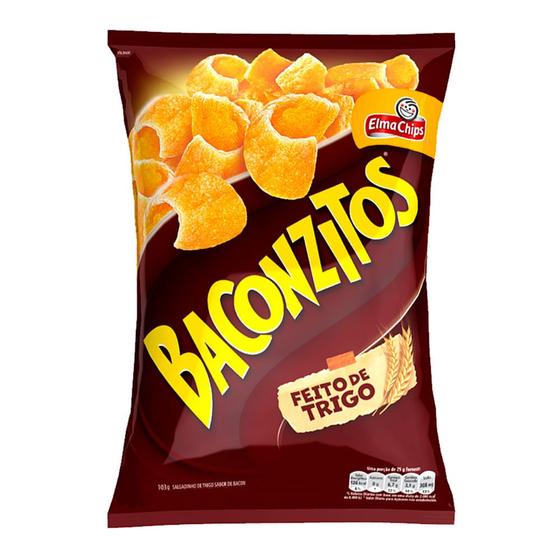 Baconzitos Elma Chips 103g - Baconzitos - Magazine Luiza