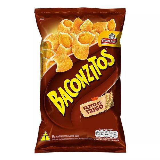Baconzitos Elma Chips 55g - Baconzitos - Magazine Luiza