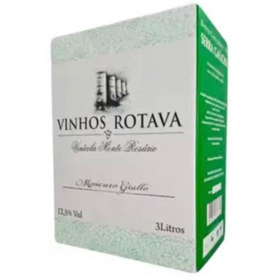 Bag in box Moscato Giallo Vinho Rotava 3l - Vinhos Rotava - Bar e ...