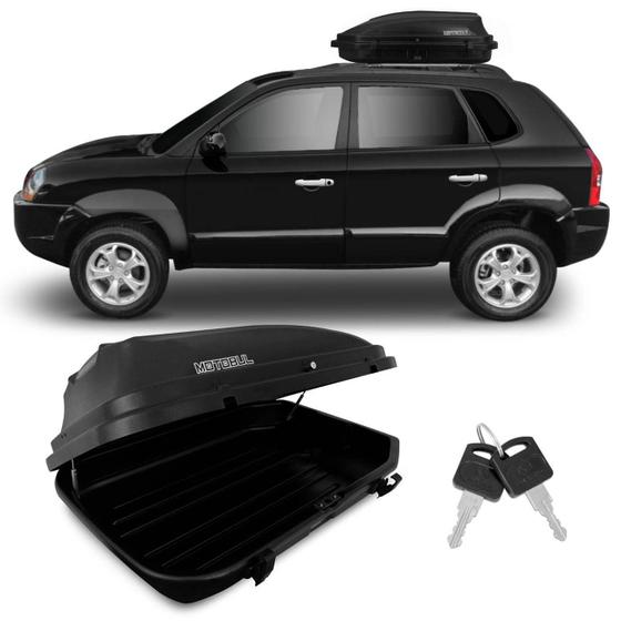 Bagageiro Maleiro de Teto Motobul Hyundai Tucson 2010 a 2016 270 Litros ...
