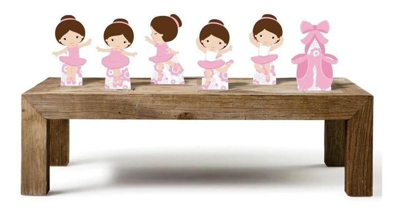 Bailarina Morena Kit 6 Displays De Mesa Totens De Decoração - Arte ...
