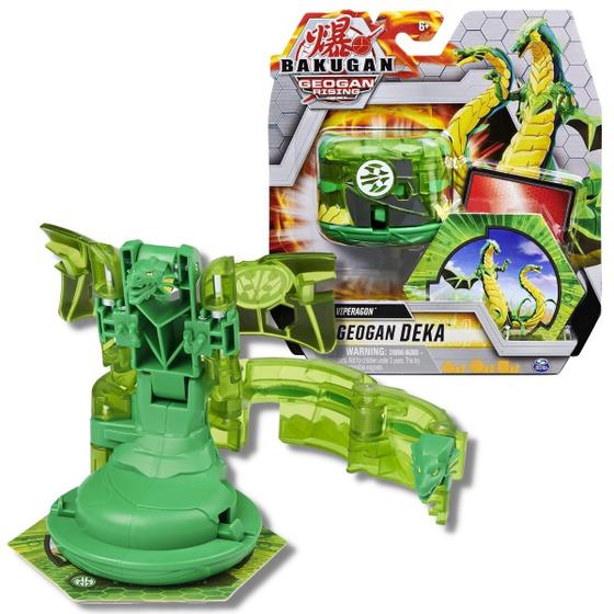 Bakugan Geogan Deka Rising - Boneco Viperagon Pop Open Sunny - Spin ...